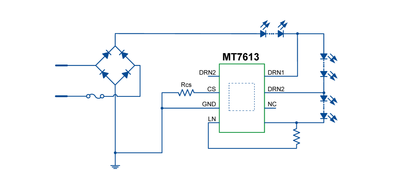 MT7613HB-Multi-segment, Linear Constant Current-Maxic Technology, Inc.
